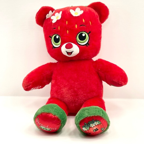 Toys | Shopkin Teddy Bear Strawberry Kiss Red | Poshmark